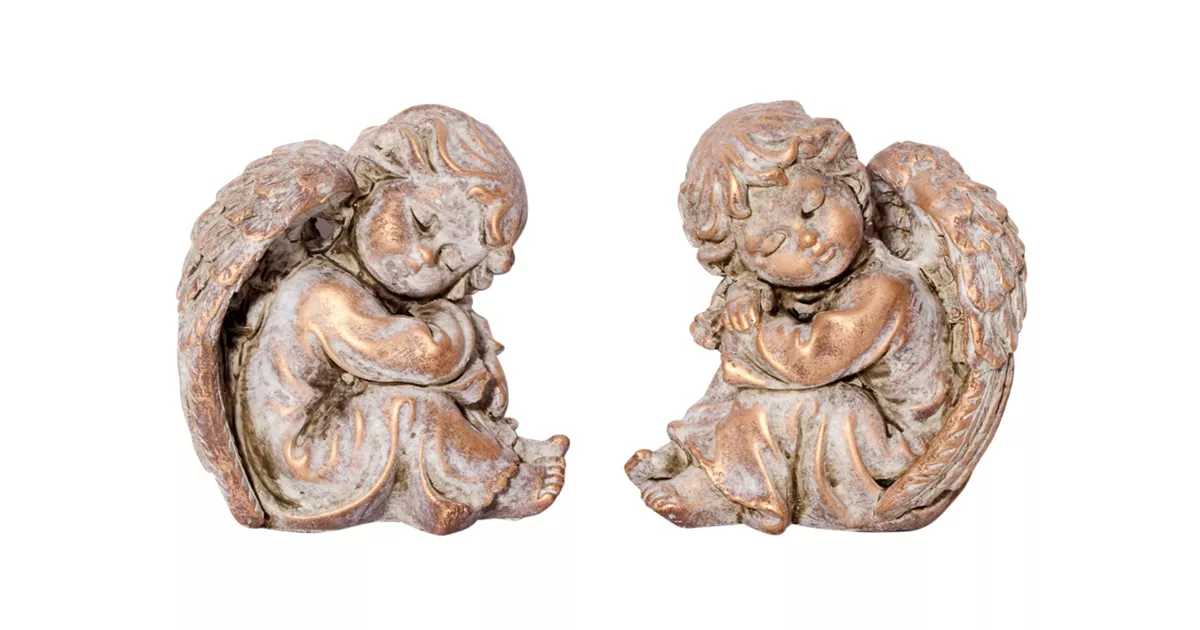 Engel sitzend seitlich - Bellaflora