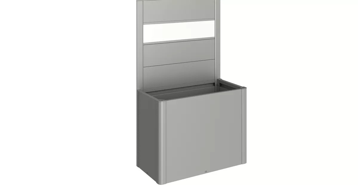 Sichtschutz für DaVinci m Acrylglas Gr. 1m; quarzgrau - Bellaflora