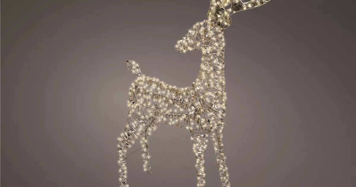 Micro LED Rentier pet flash-effekt outdoor - Bellaflora